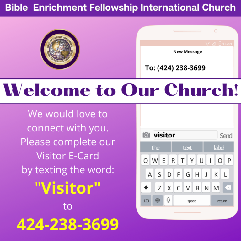 BAM – This fellowship is prophetic and is characterized by faith ...