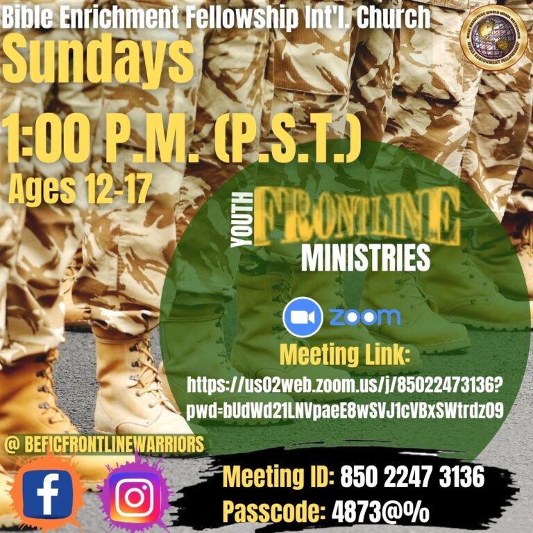 BAM – This fellowship is prophetic and is characterized by faith ...